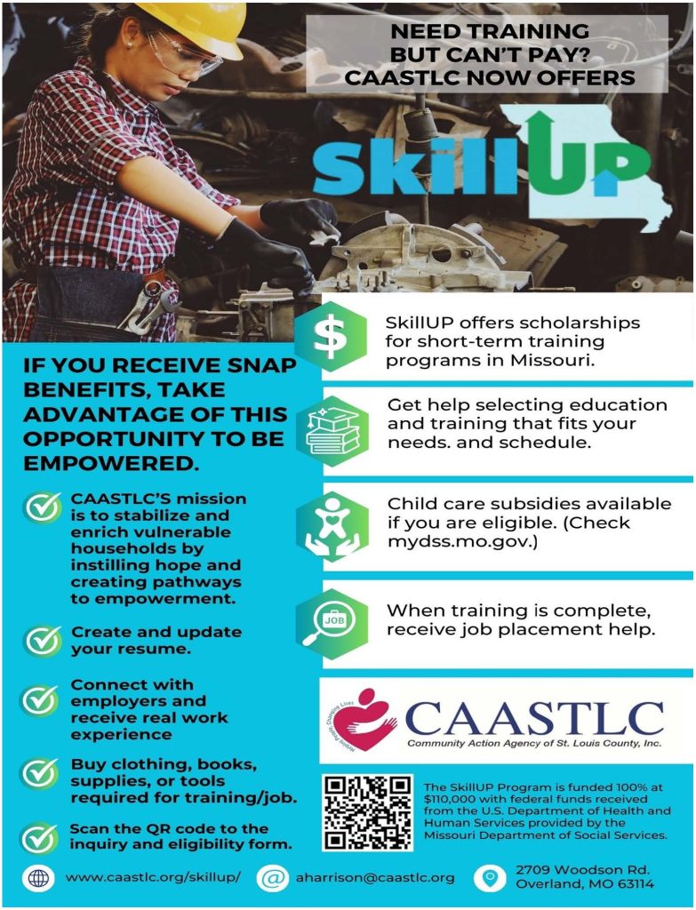 SKILLUP PROGRAM – COMMUNITY ACTION AGENCY OF ST LOUIS COUNTY