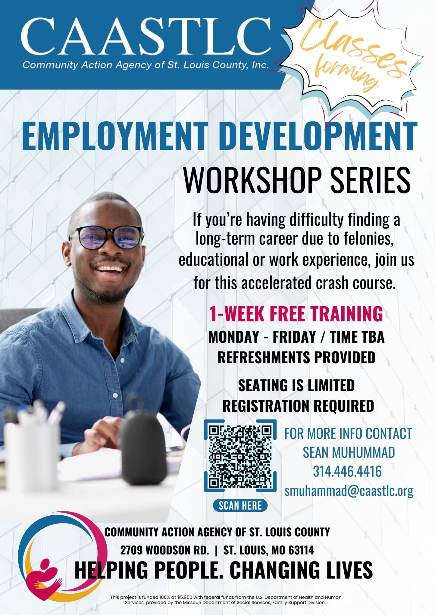 EMPLOYMENT DEVELOPMENT – COMMUNITY ACTION AGENCY OF ST LOUIS COUNTY